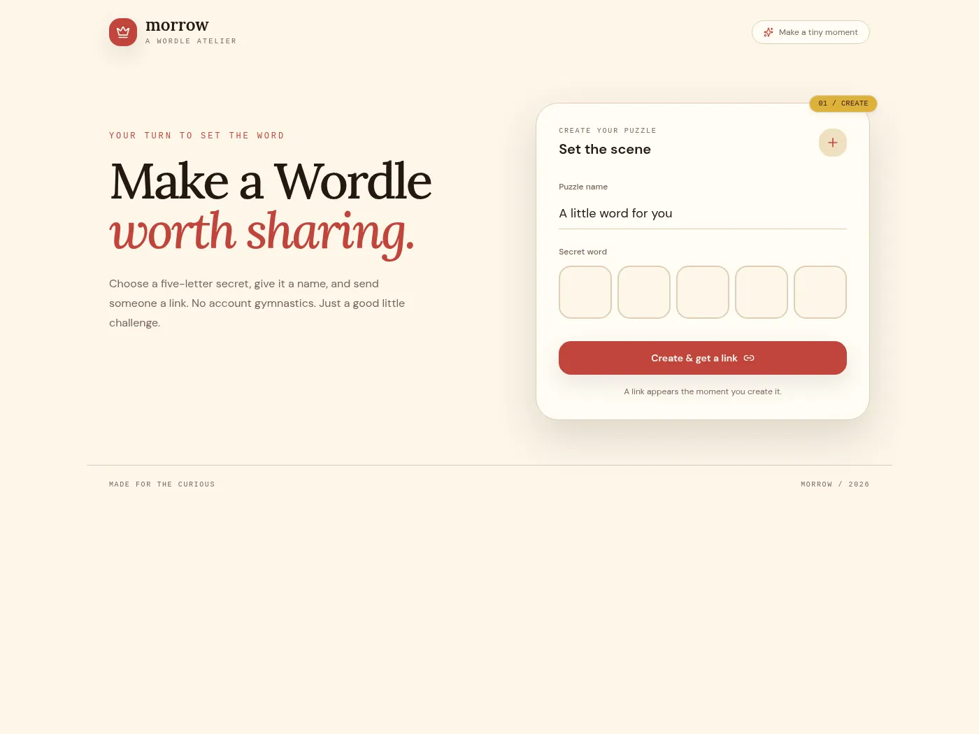Custom Wordle Builder
