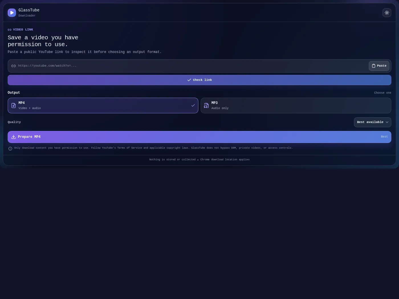 GlassTube Downloader