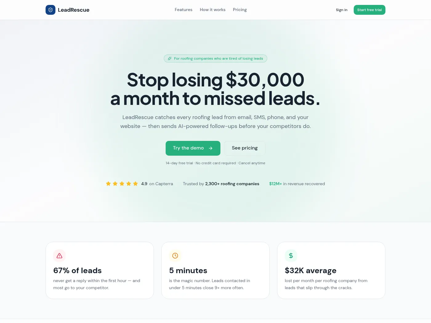 LeadRescue SaaS