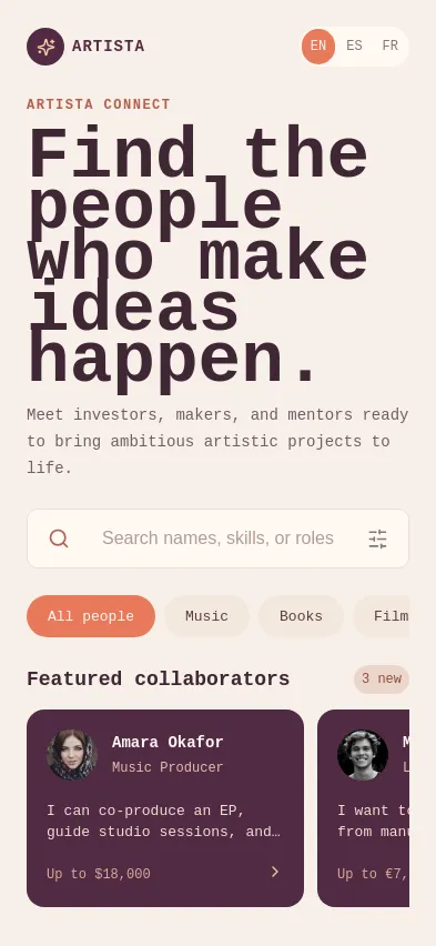 Artista Connect