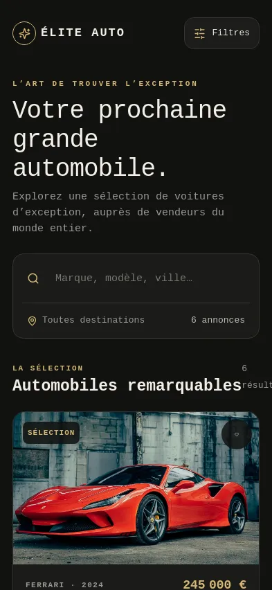 Luxury Car Finder