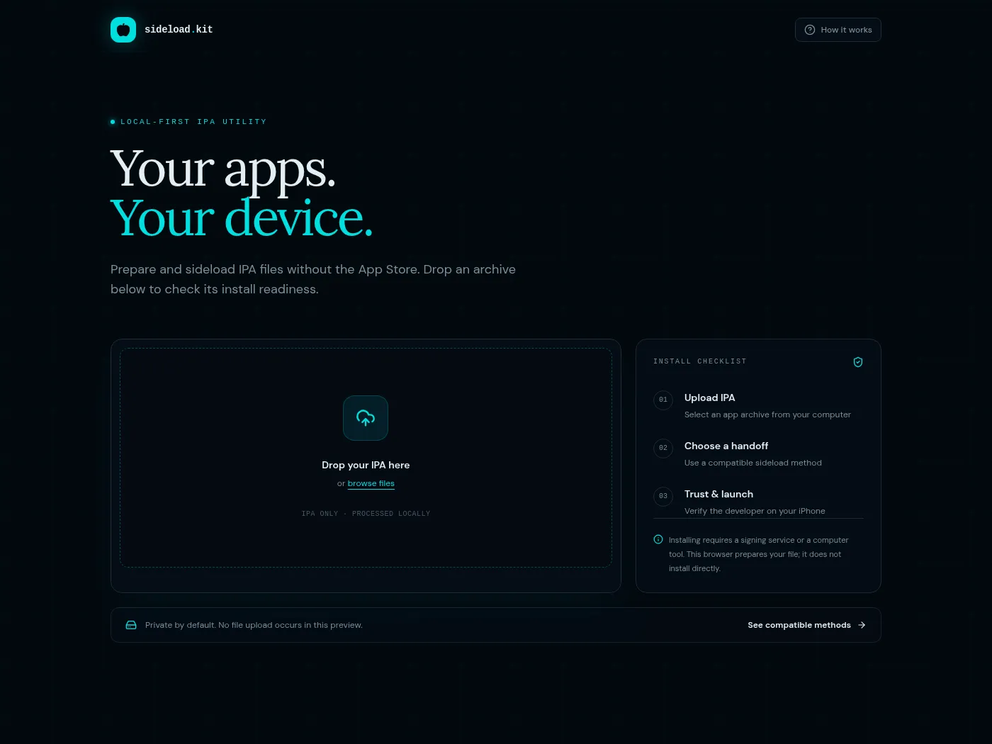 iOS IPA Sideload Tool