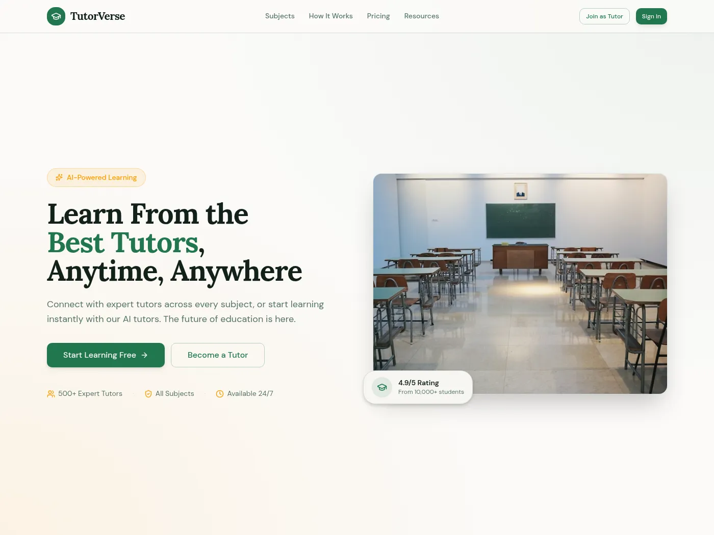 TutorVerse Platform