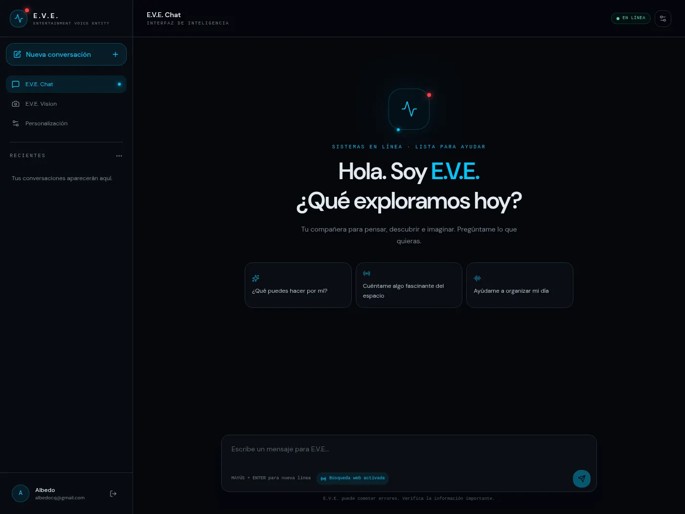 E.V.E. AI Assistant