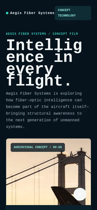 Aegis Fiber Drone Showcase