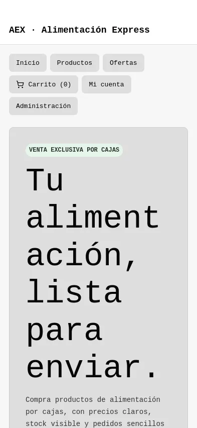 AEX Alimentación Express