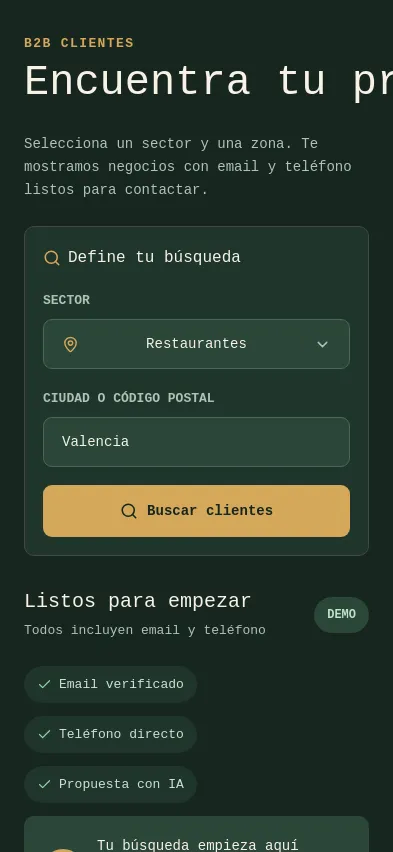 B2B Client Finder