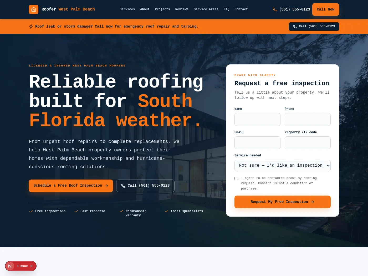 Roofer West Palm Beach