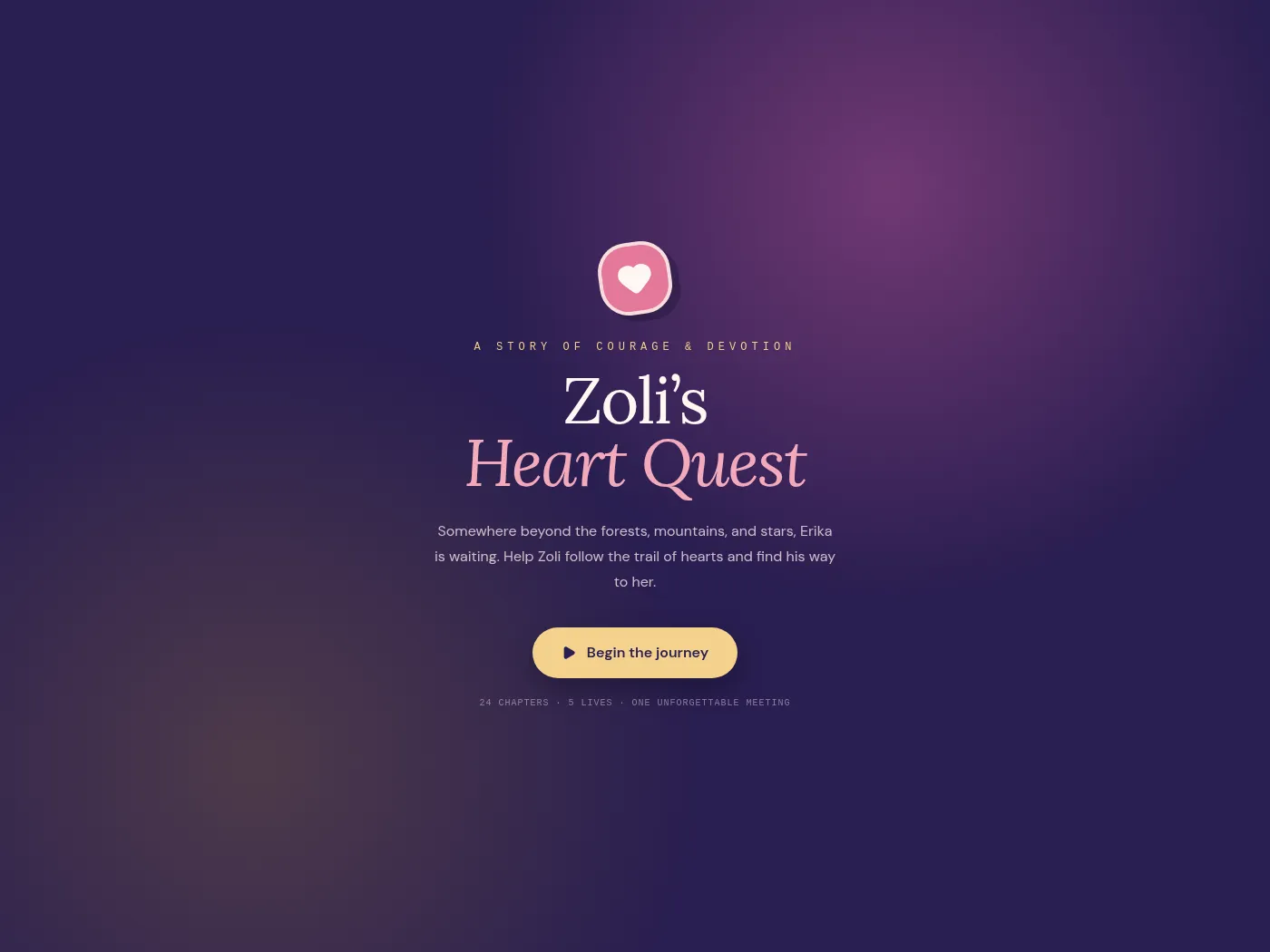 Zoli's Heart Quest