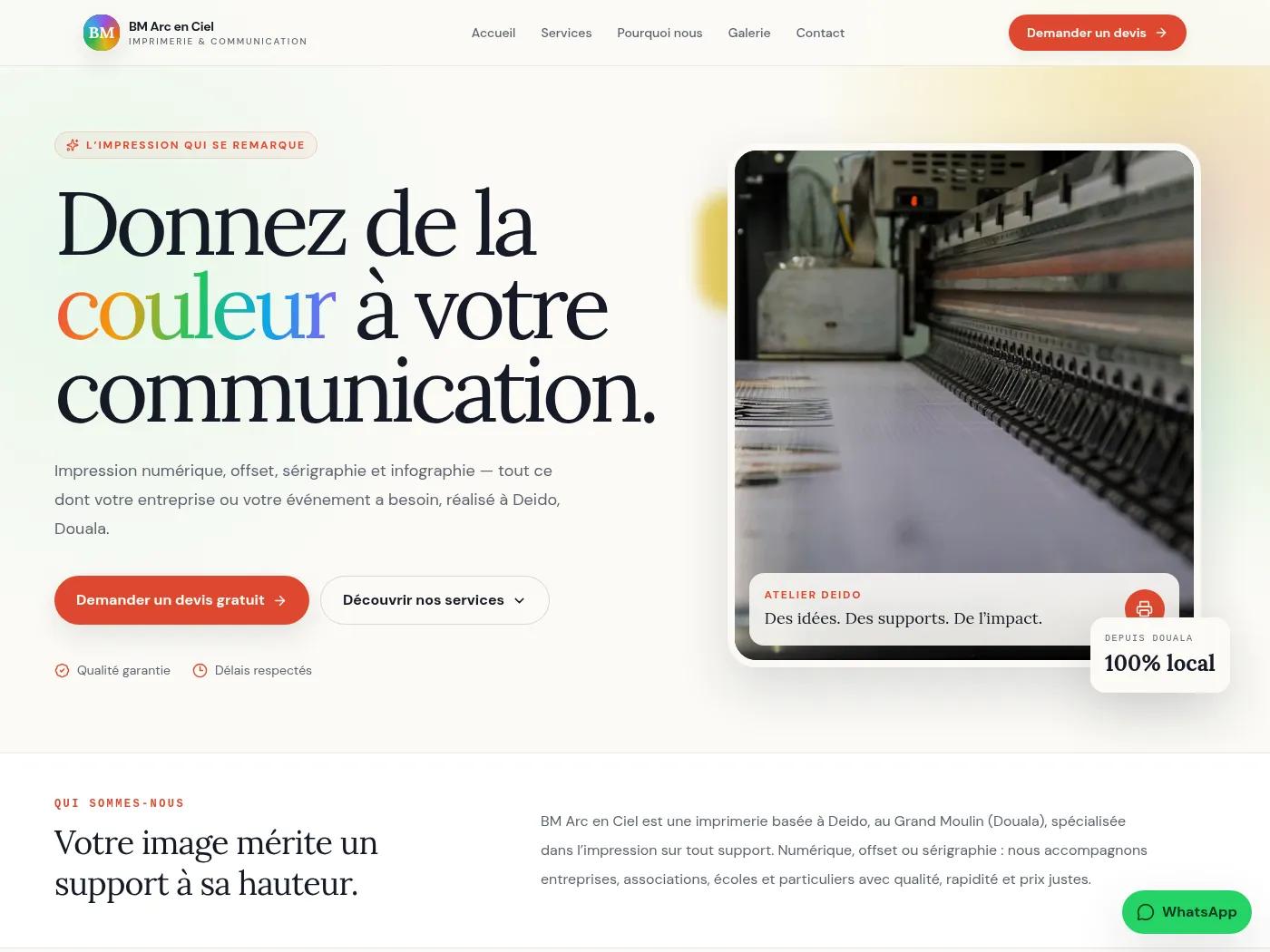 BM Arc en Ciel Imprimerie