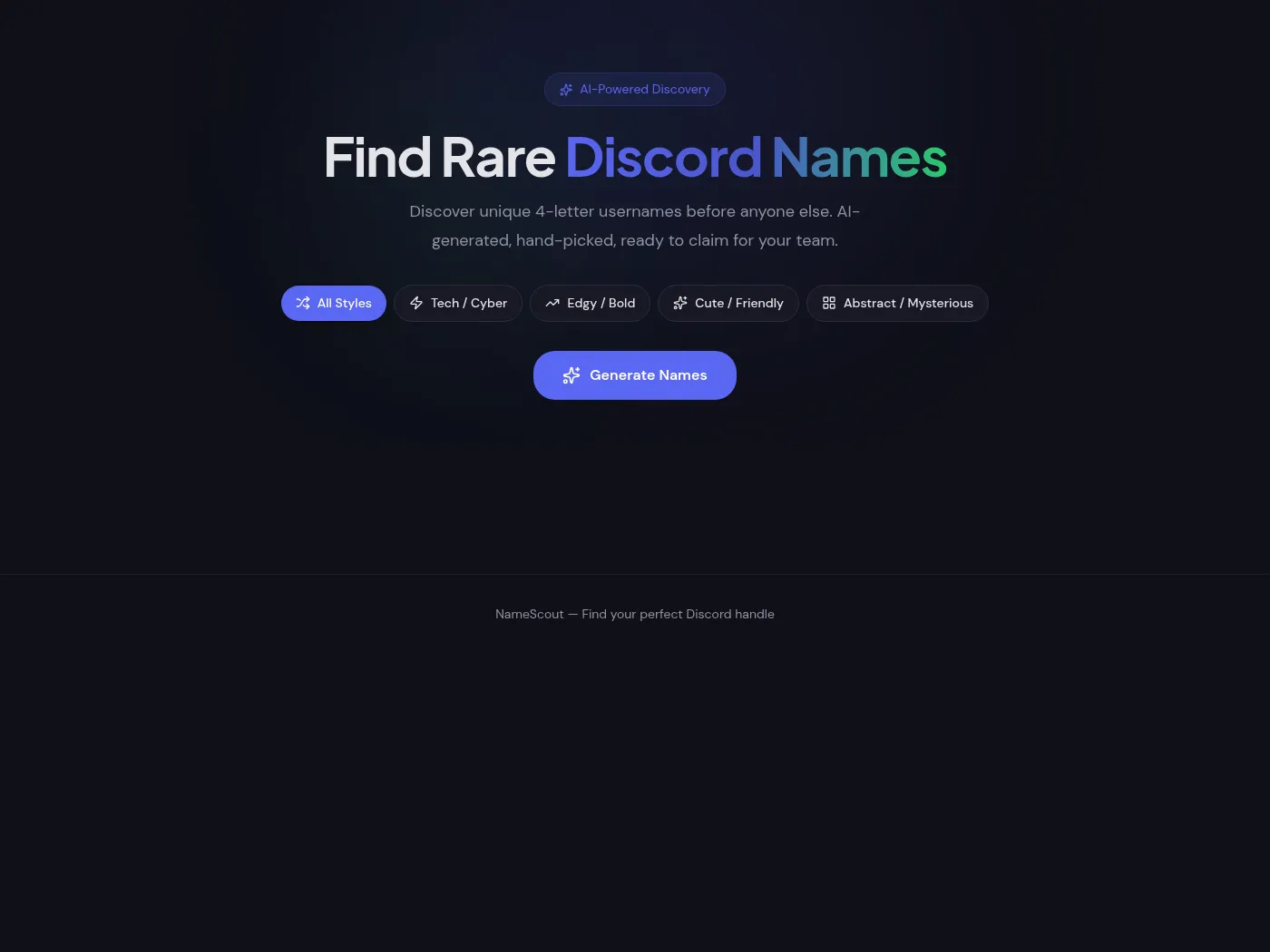 NameScout for Discord