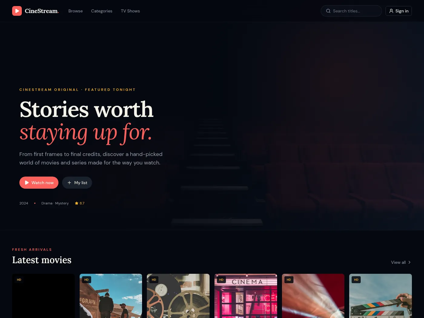 CineStream Hub