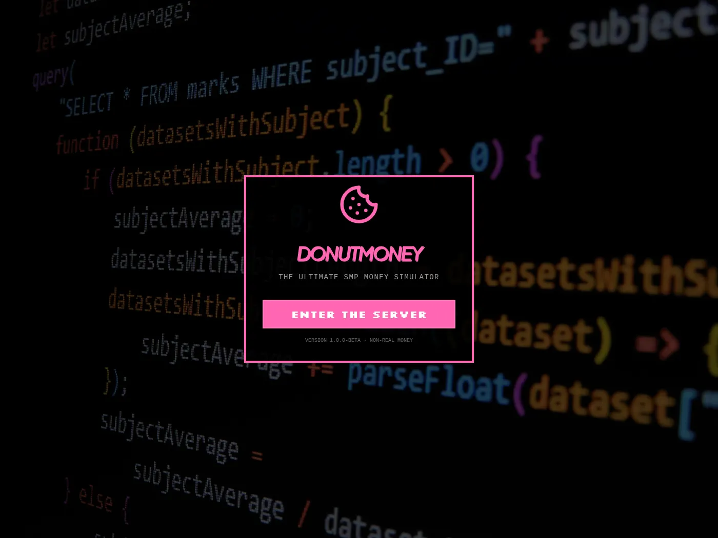 DonutSMP Money Simulator