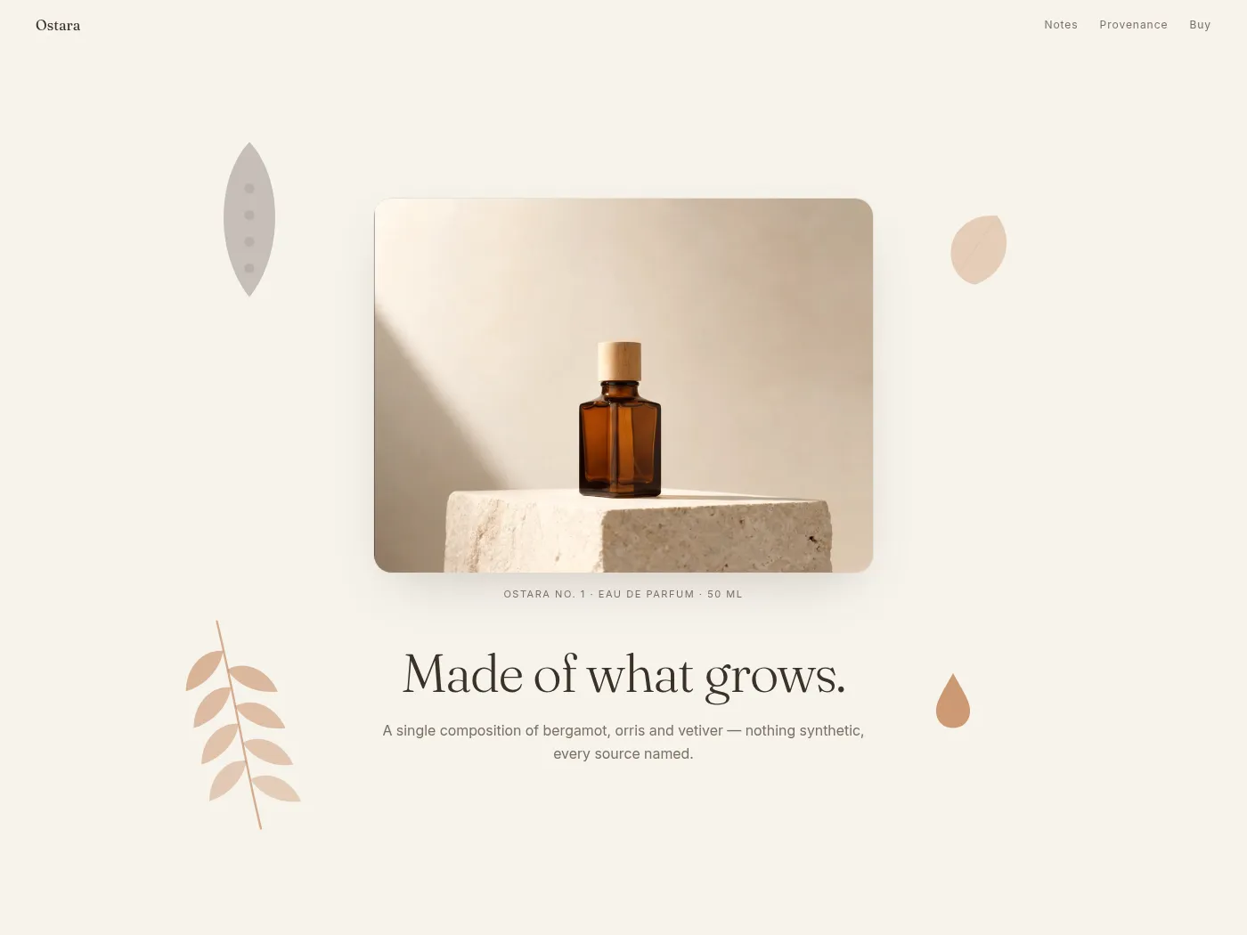 Ostara Perfume Landing