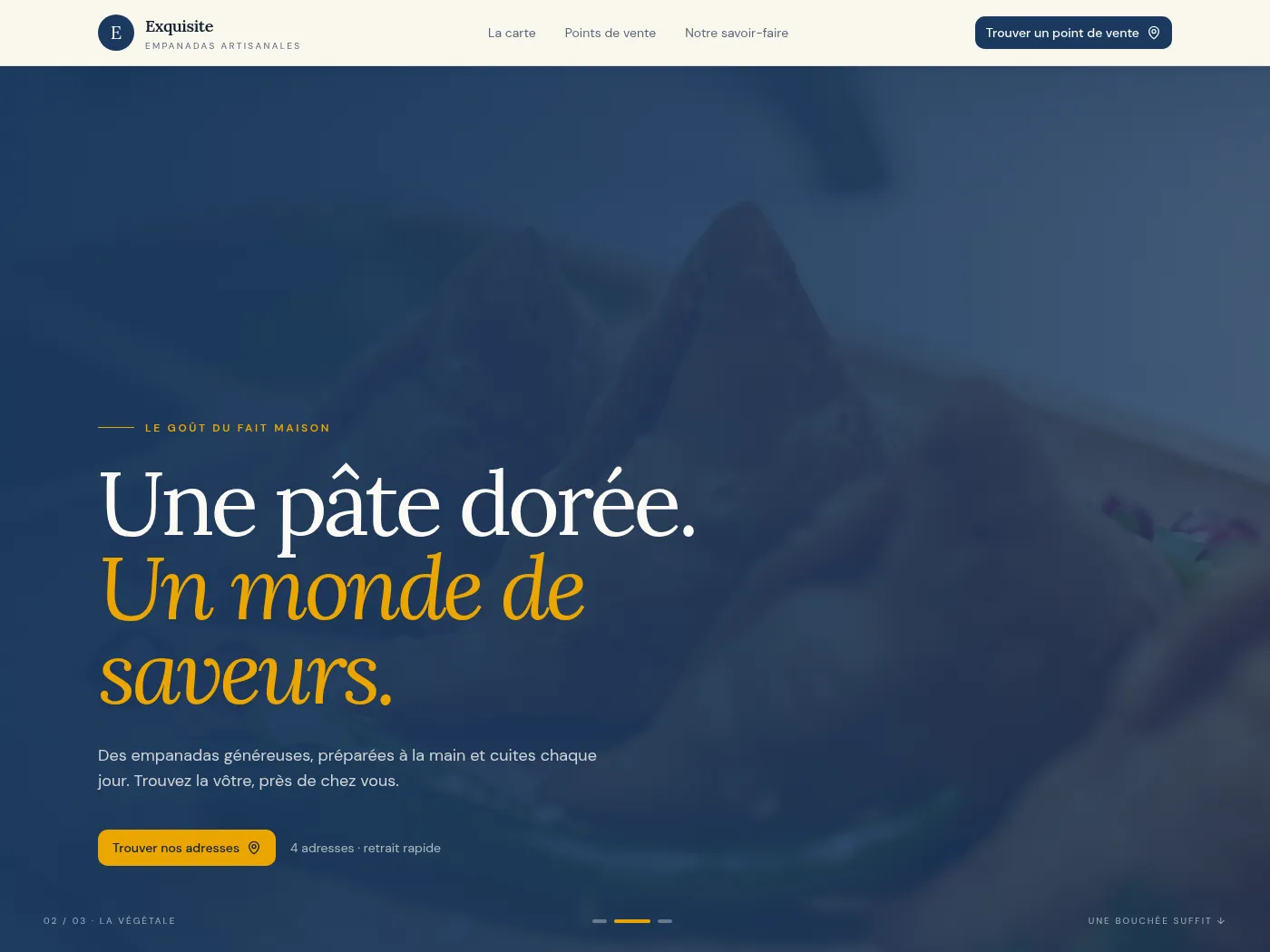 Exquisite Empanada App