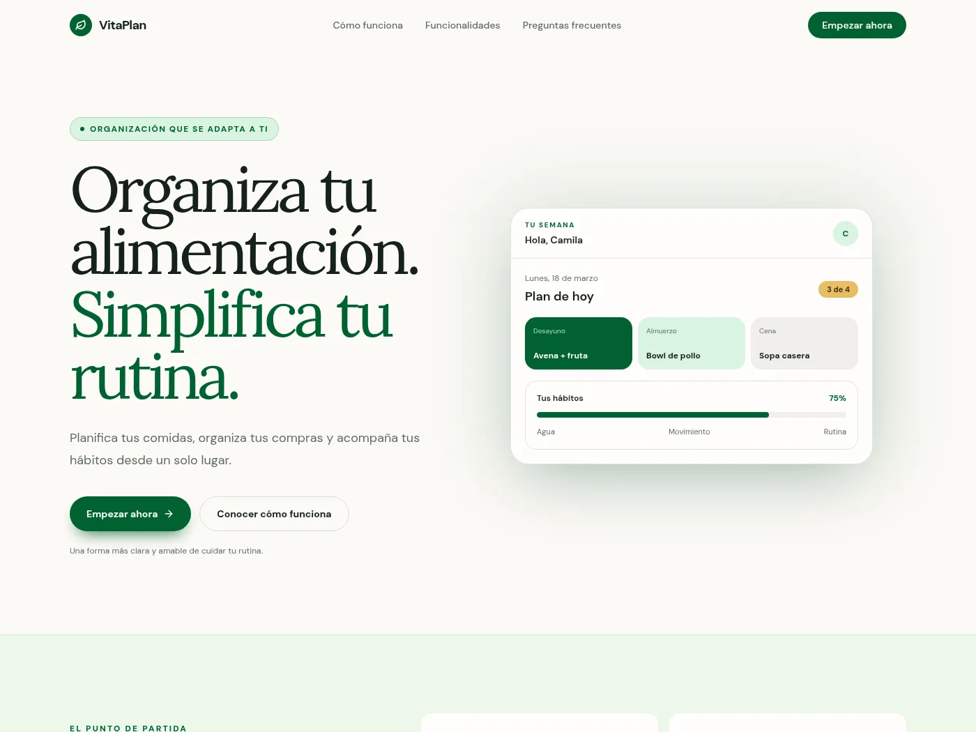 VitaPlan Foundation & Landing
