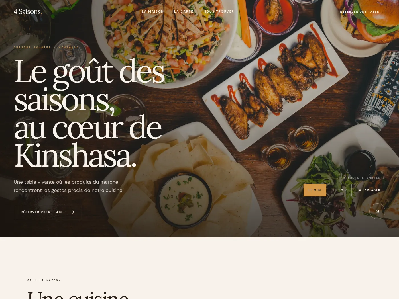 4 Saisons Restaurant Site