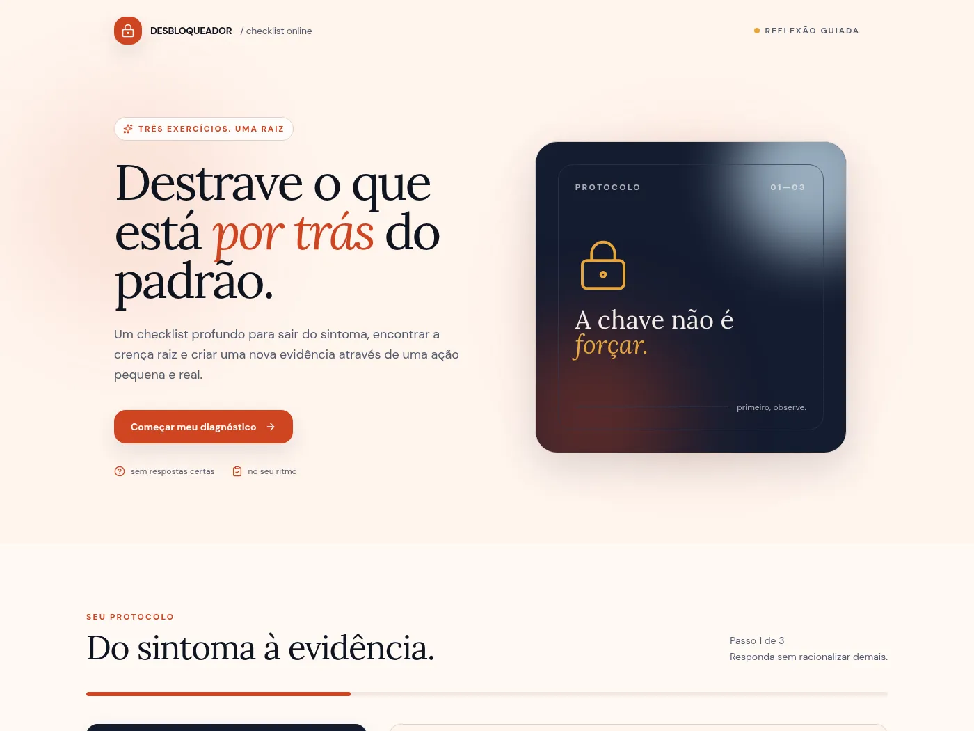 Desbloqueador Checklist Site