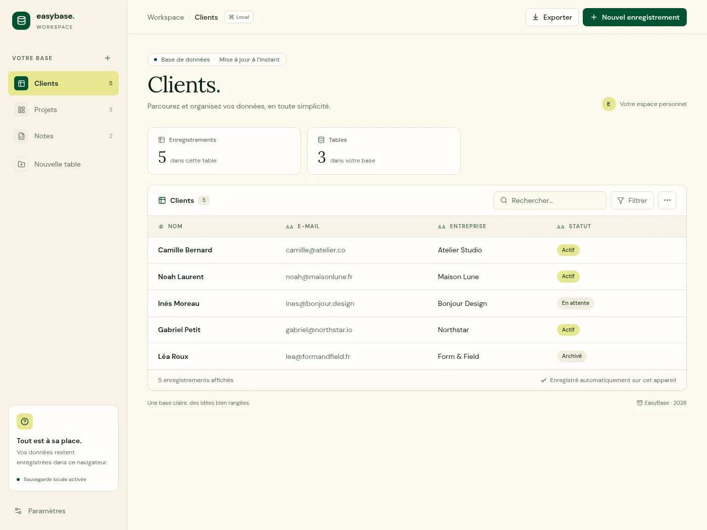 EasyBase Manager
