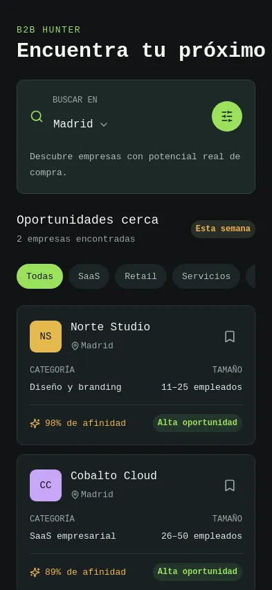 B2B Hunter App