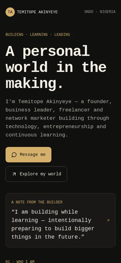 Temitope Digital Identity