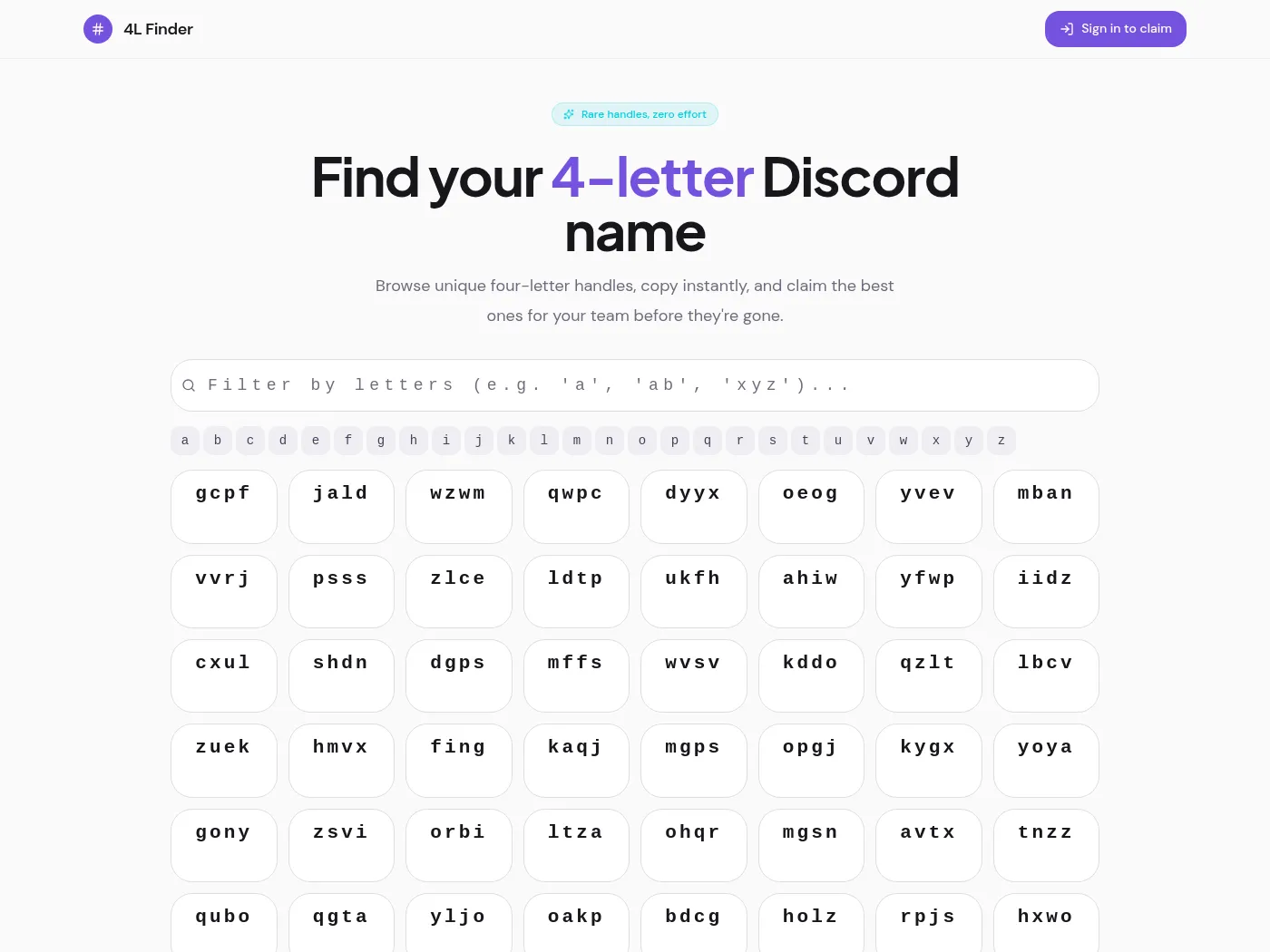 Discord 4L Finder