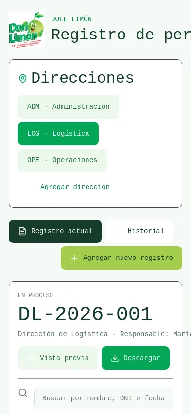 Personal Register Pro