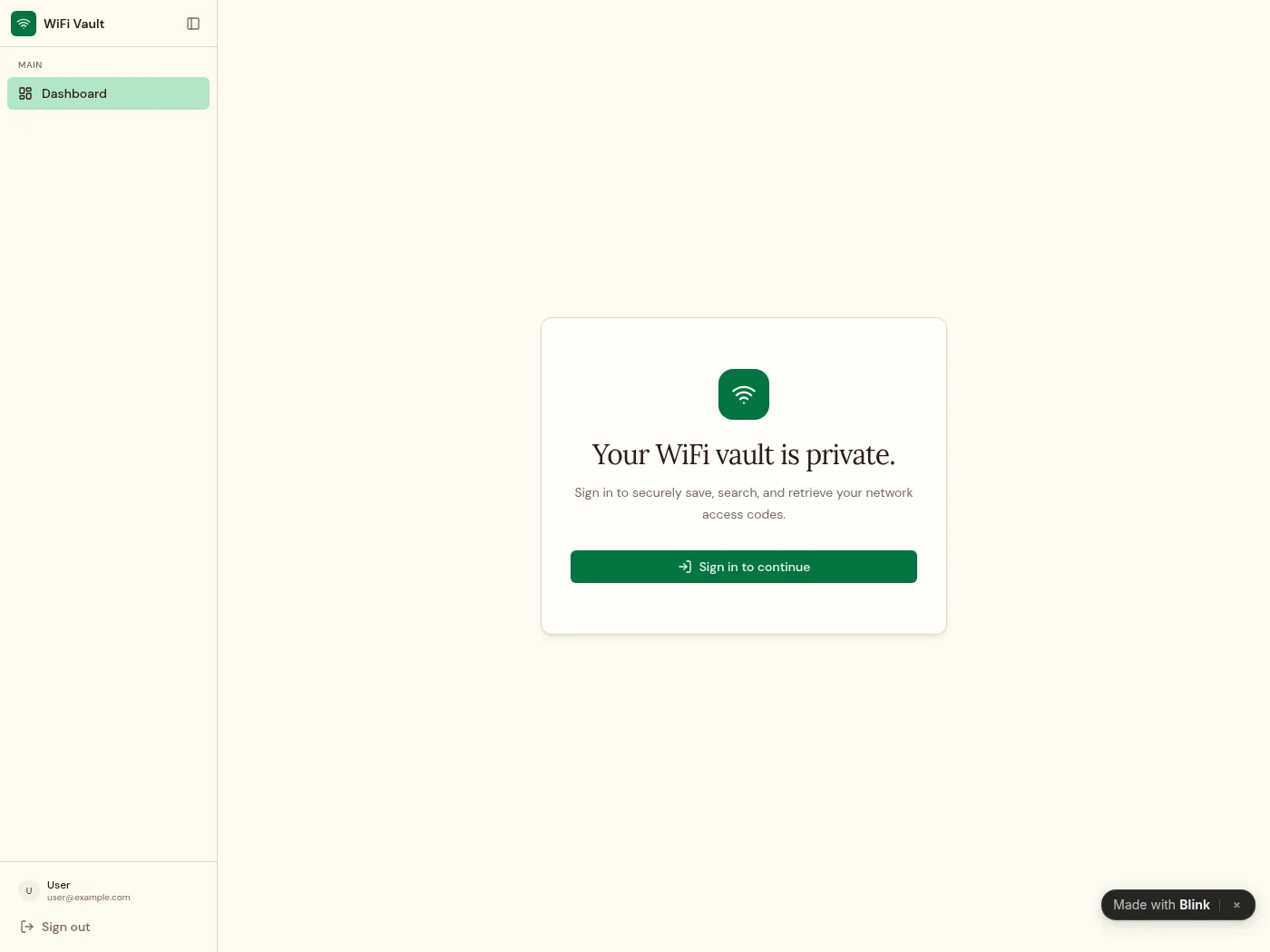 WiFi Code Tracker