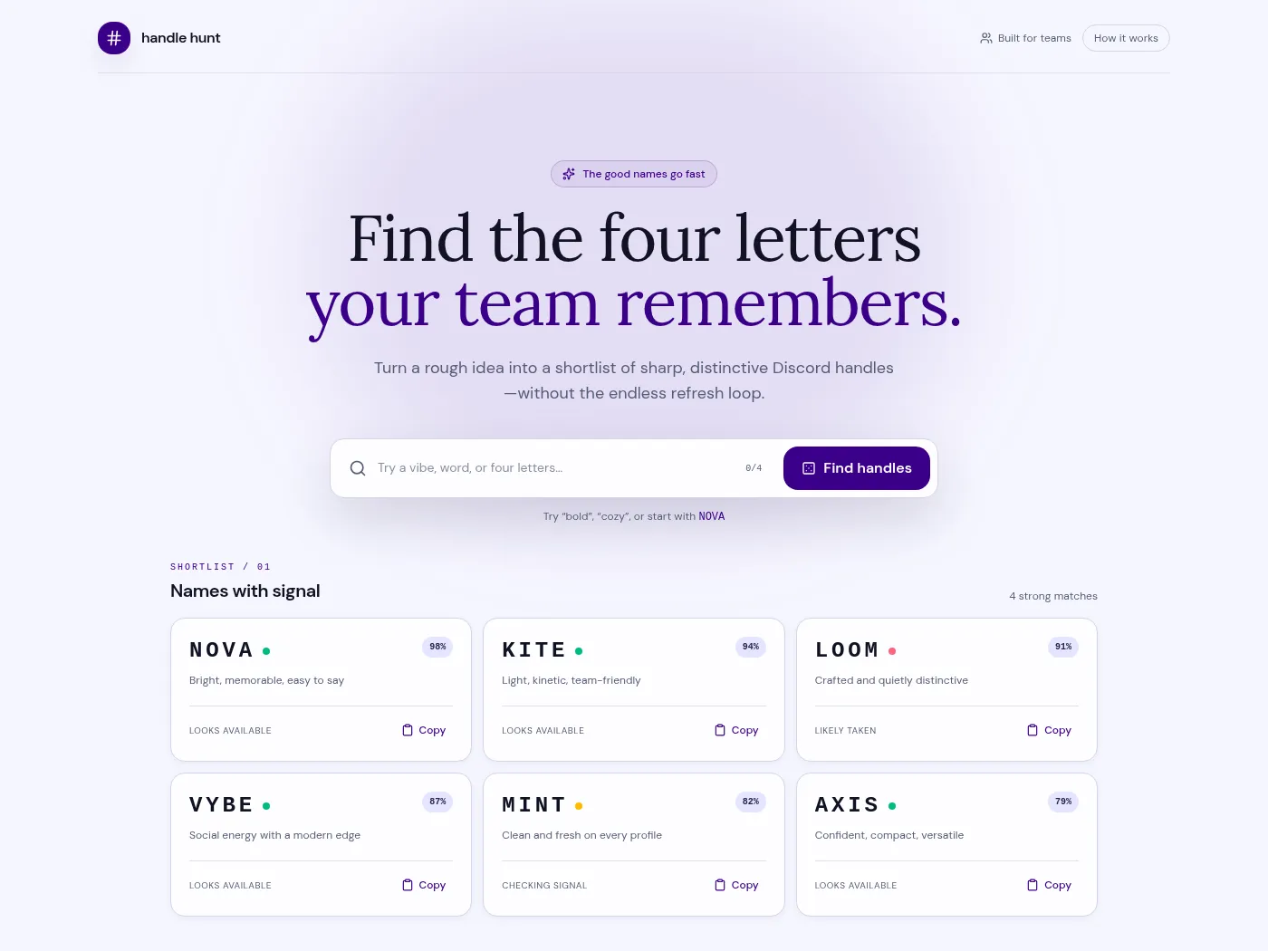 Discord Name Finder