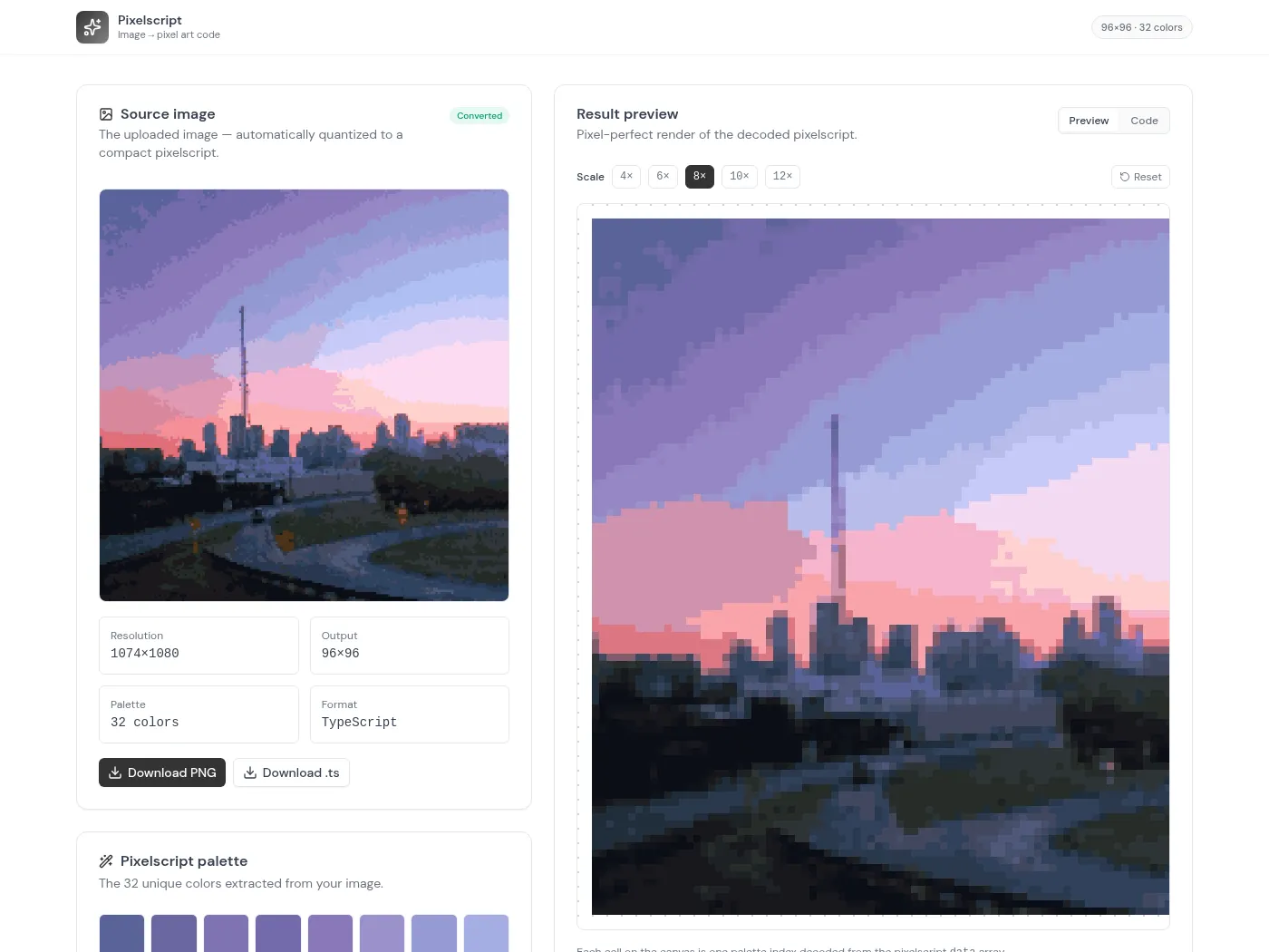 Pixelscript Image Converter