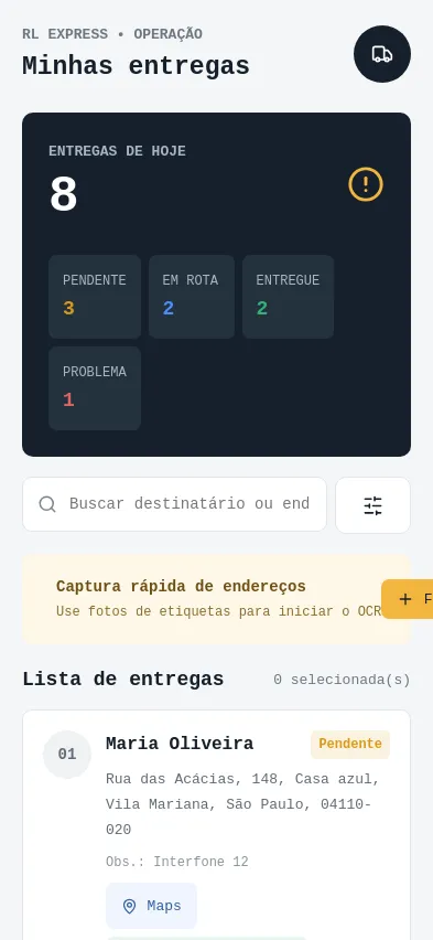 RL Express Delivery Pro