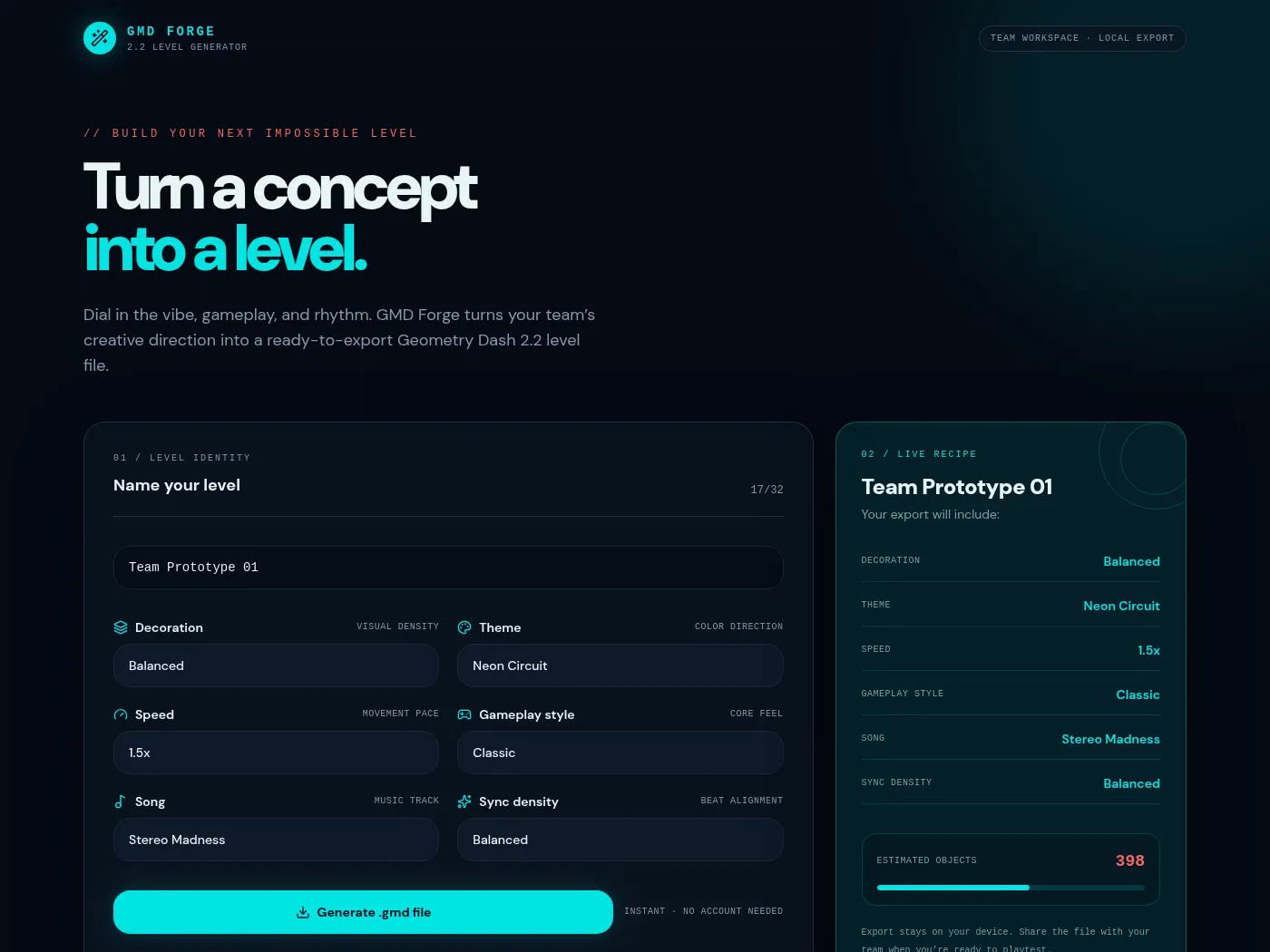 GMD File Generator Pro