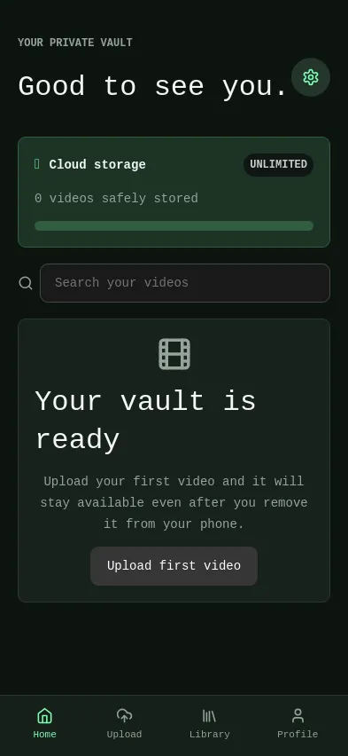 InfiniteVault Mobile