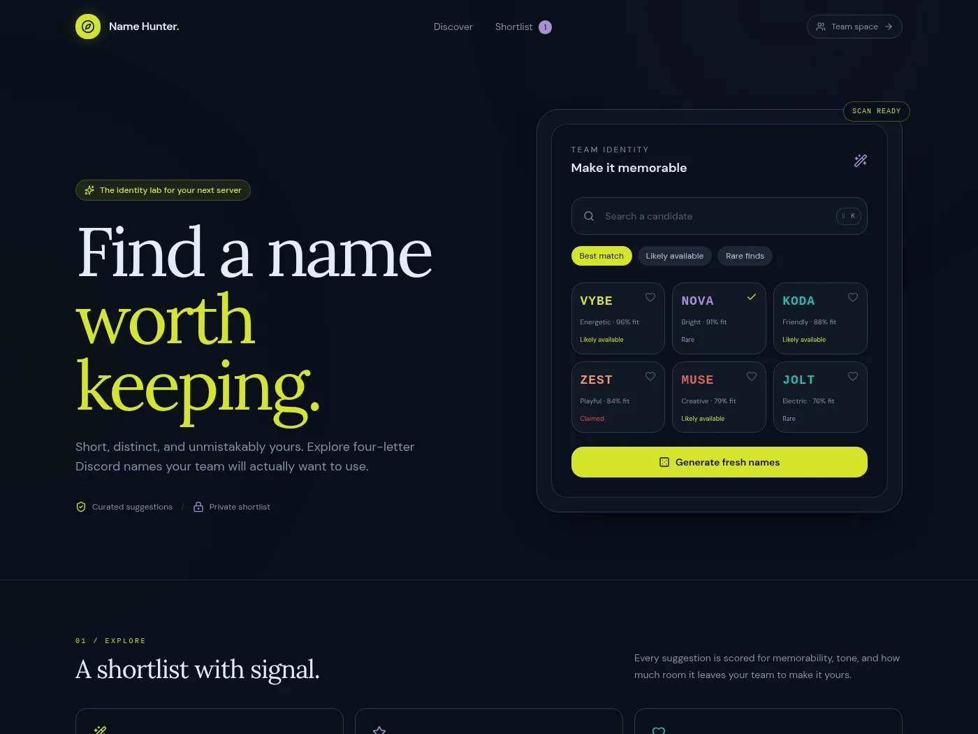 Discord Name Hunter