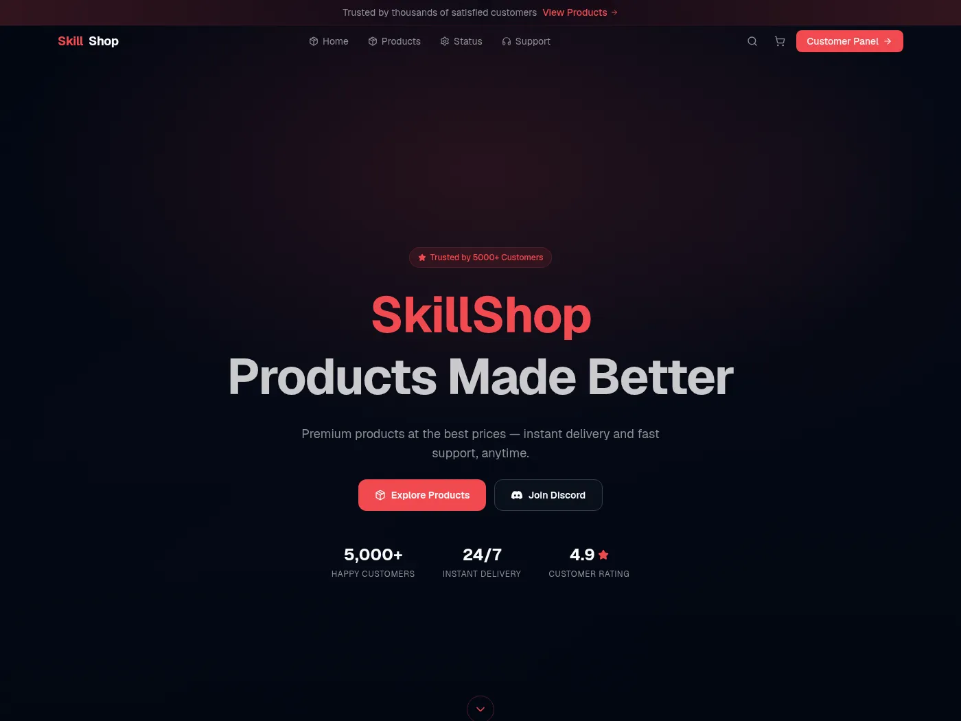 SkillShop Web Store