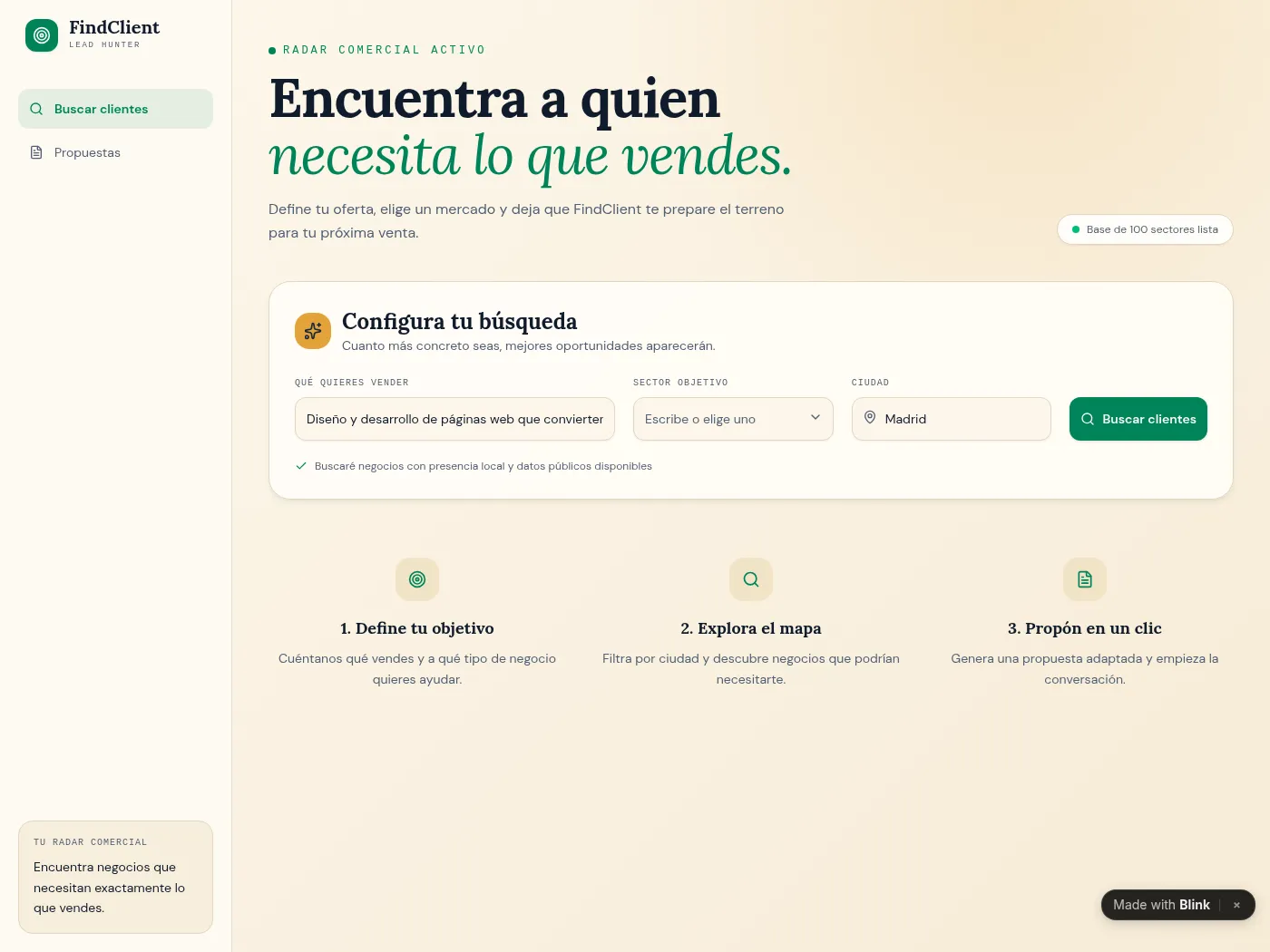 FindClient Lead Hunter