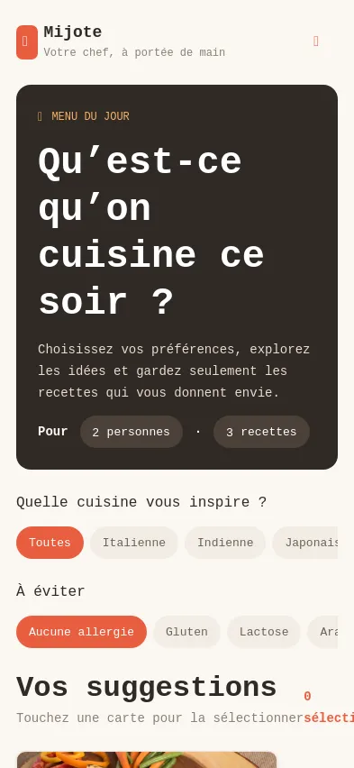 AI Recipe Chef App