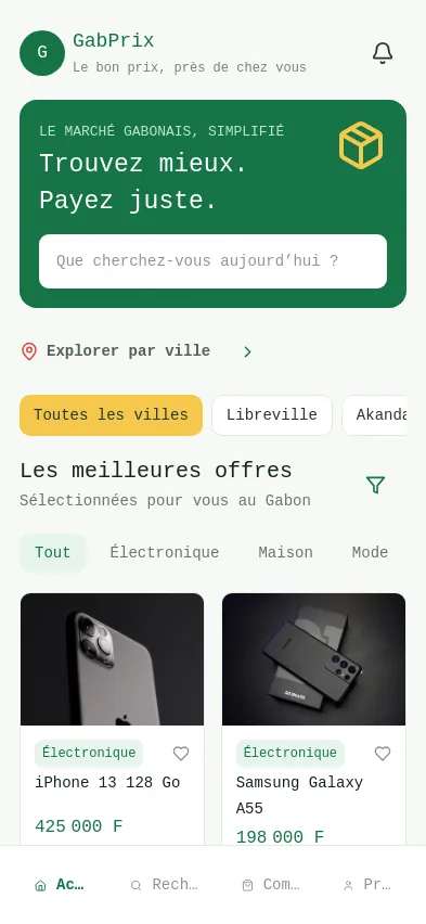 GabPrix Mobile