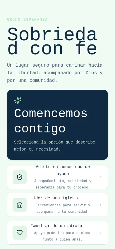 Esperanza Sobriedad App