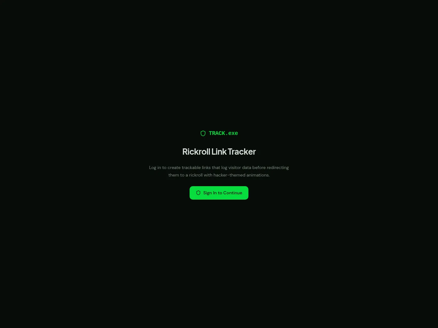 Rickroll Link Tracker
