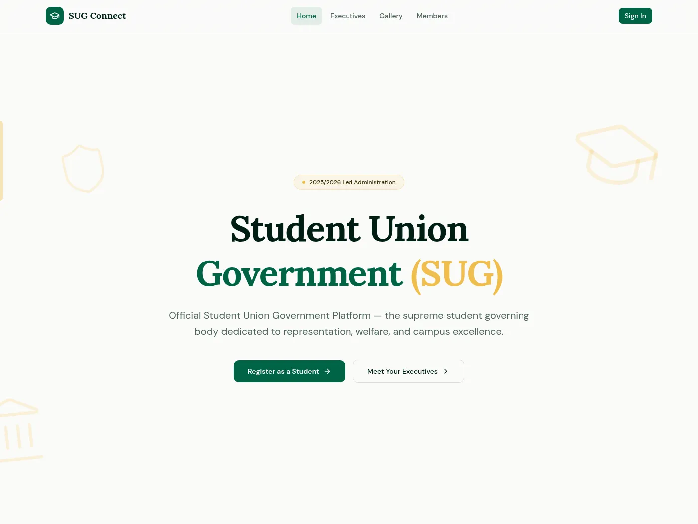 SUG Connect Platform