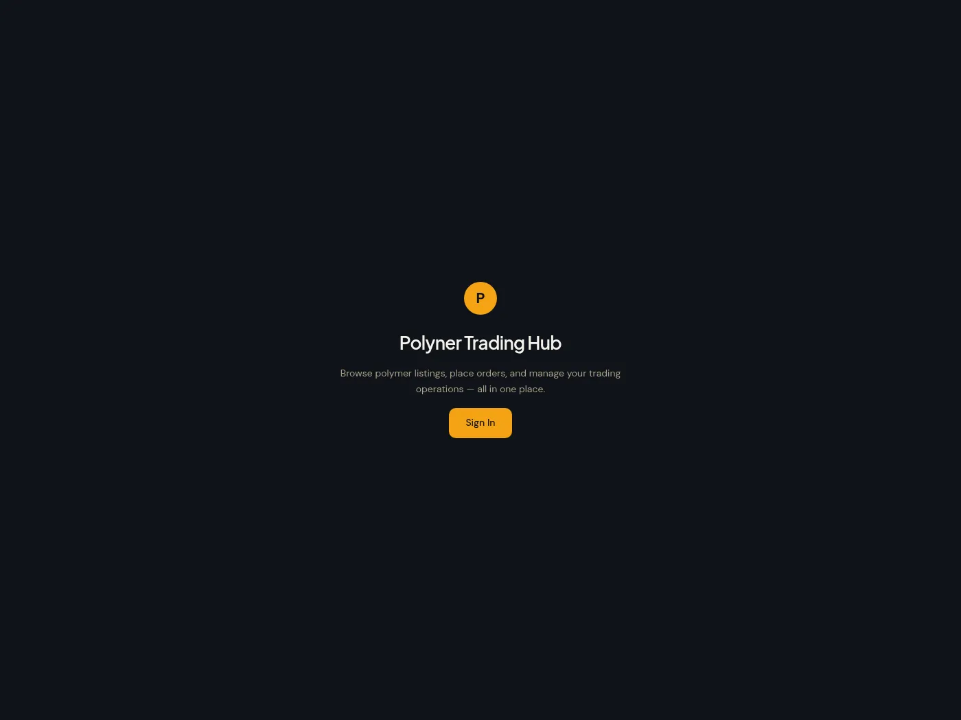 Polyner Trading Hub