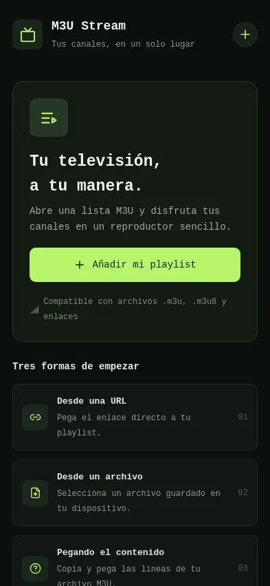 M3U Stream Viewer