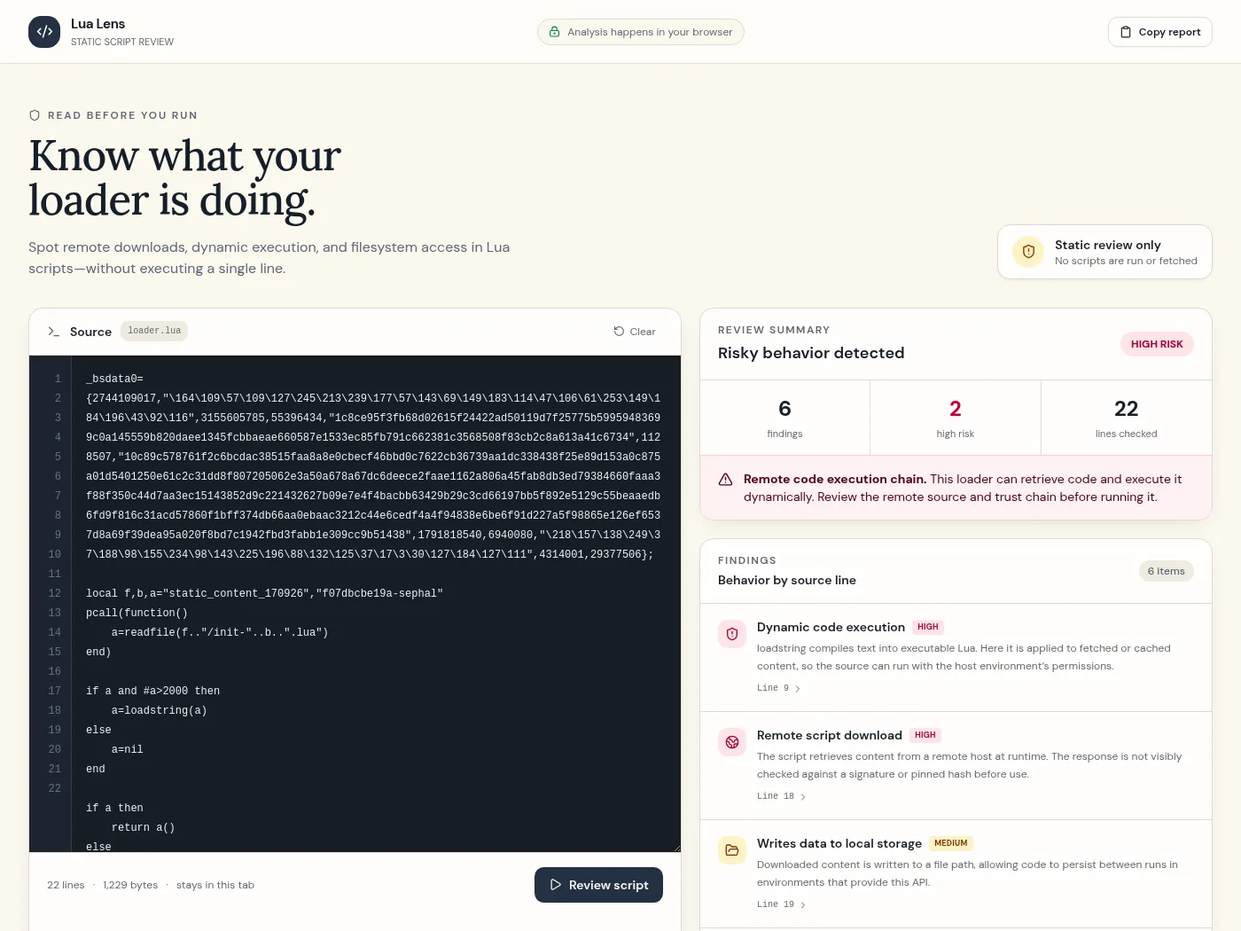 Lua Loader Web Tool