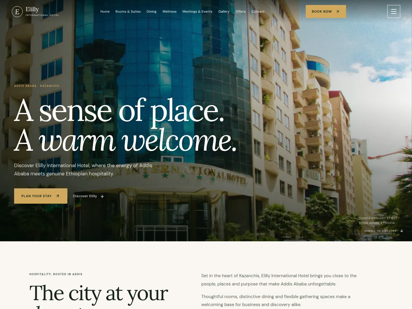 Elilly Luxury Hotel Site