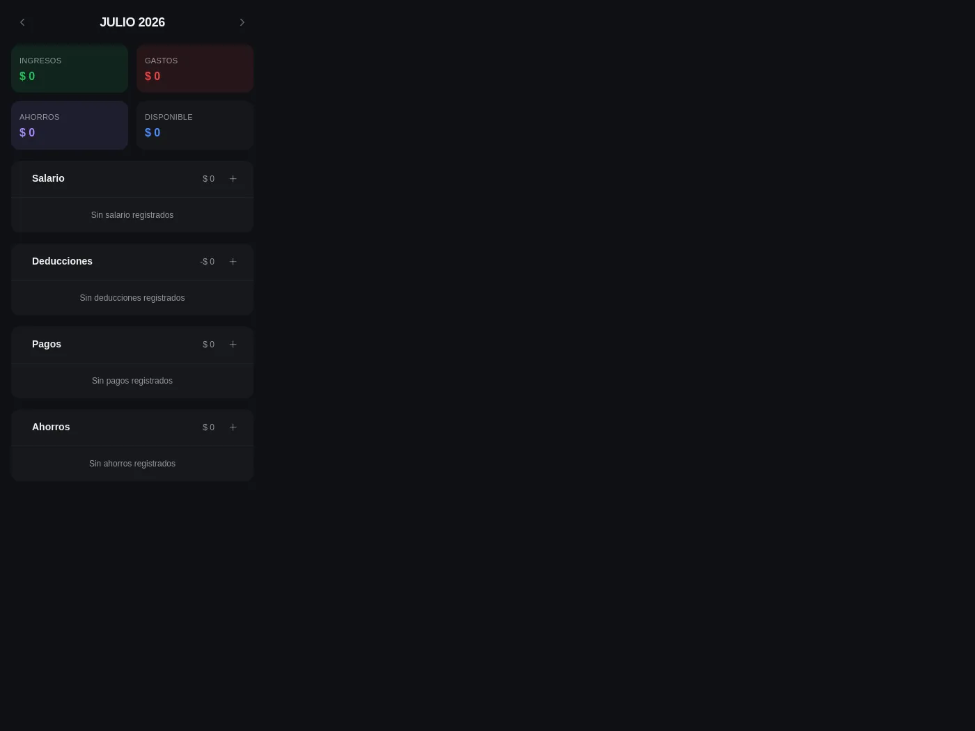 Sueldo Control App