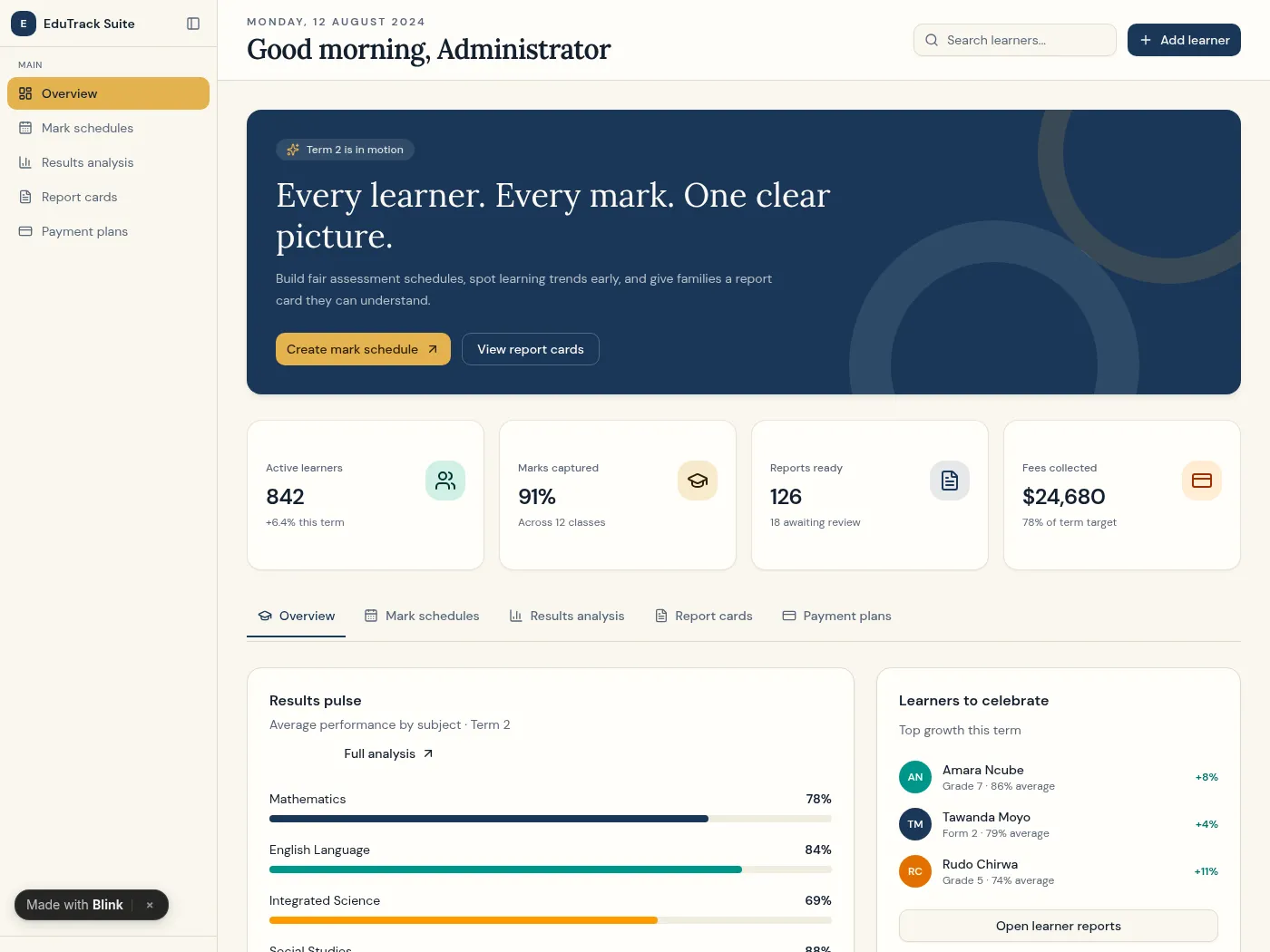 EduTrack Suite