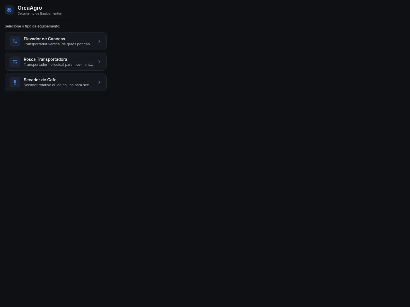 OrçaAgro Extension