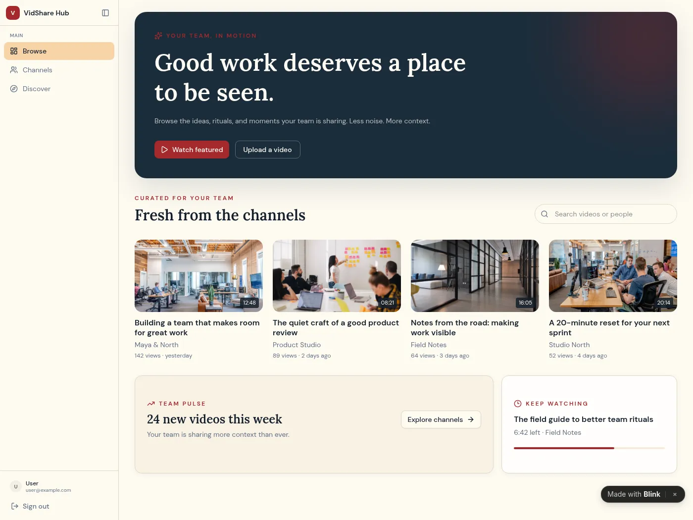 VidShare Hub