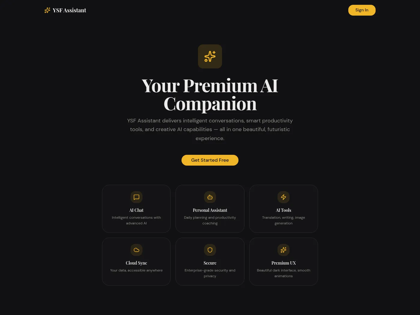 YSF AI Assistant